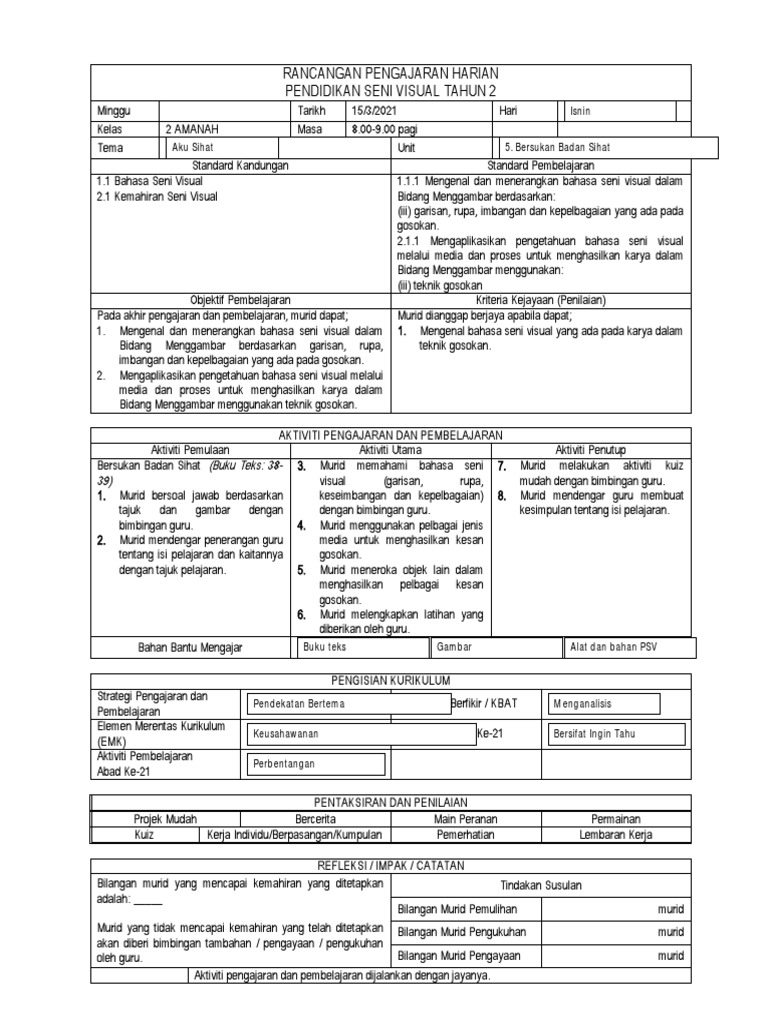 Bersukan Badan Sihat | PDF