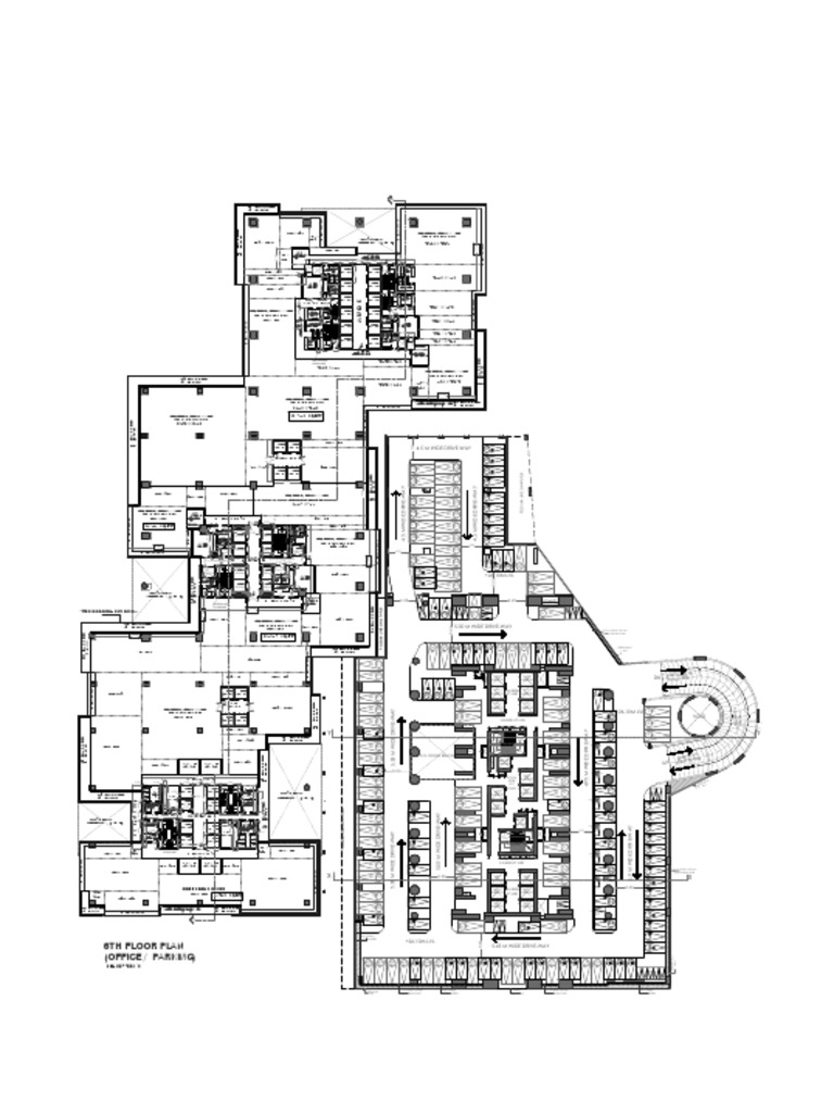 6Th Floor Plan (Office / Parking) : Wing - B | PDF