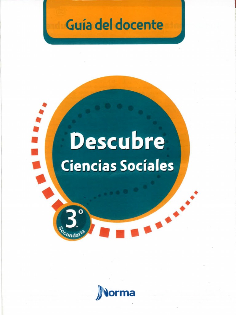Descubre Ciencia Sociales 3° Sec | PDF