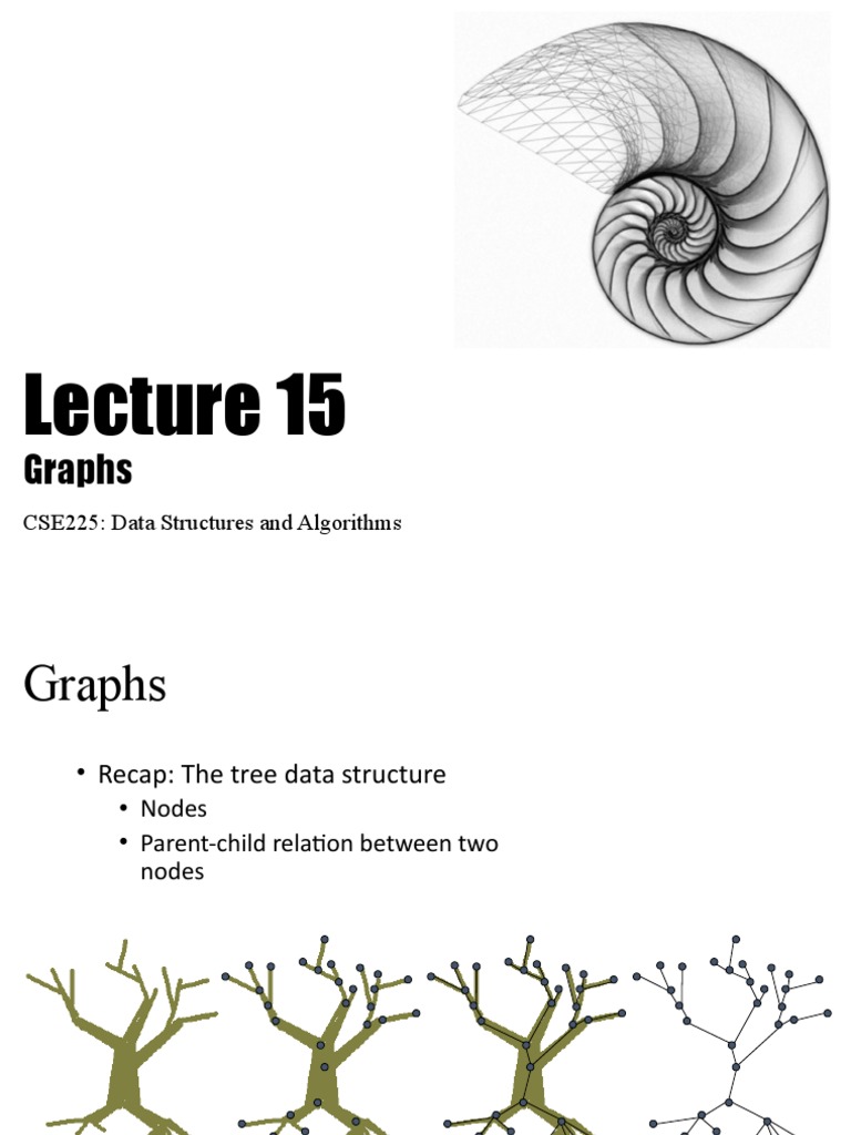 Graphs: CSE225: Data Structures and Algorithms | PDF | Vertex (Graph Theory) | Boolean Data Type