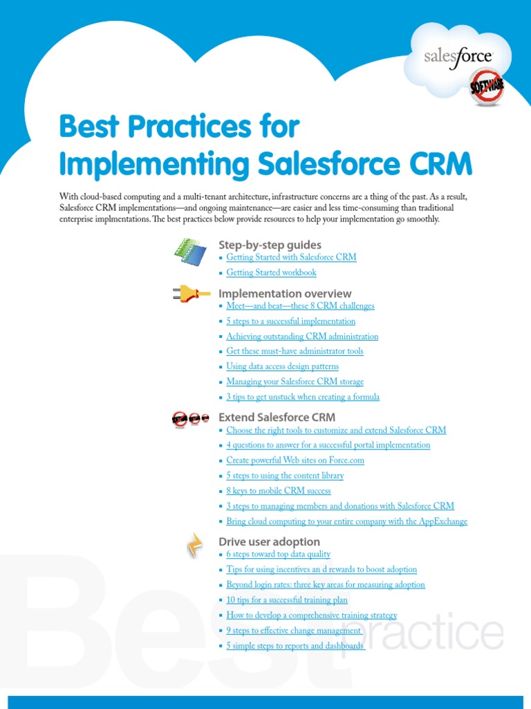 Best Practices For Implementing | Download Free PDF | Salesforce.Com | Customer Relationship ...
