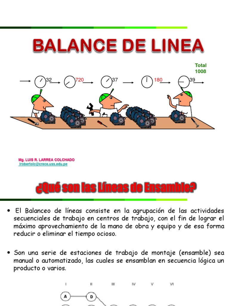 Balanceo de Líneas en Producción | PDF | Procesos de negocio | Industrias