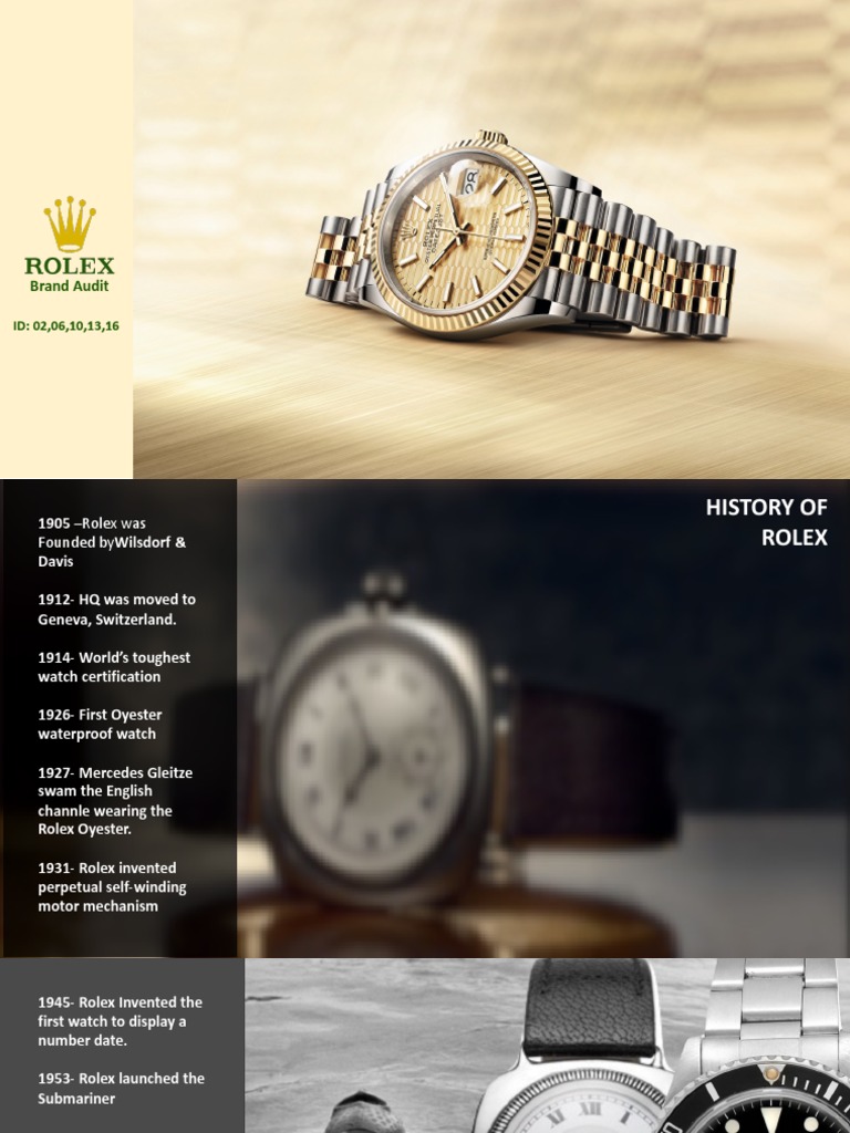 Rolex Brand Audit | PDF | Watch | Marketing