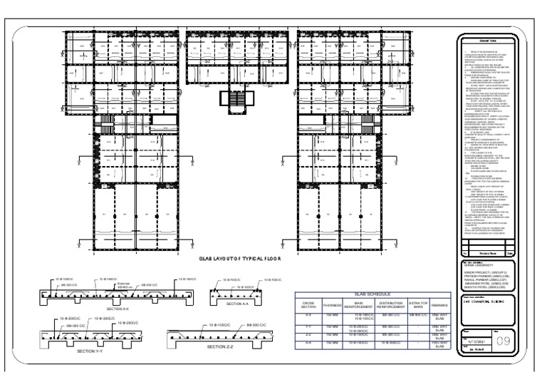 Slab Layout | PDF | Building Materials | Architectural Design