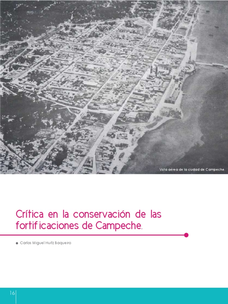 Critica En La Conservacion De Las Fortificaciones De Campeche Pdf