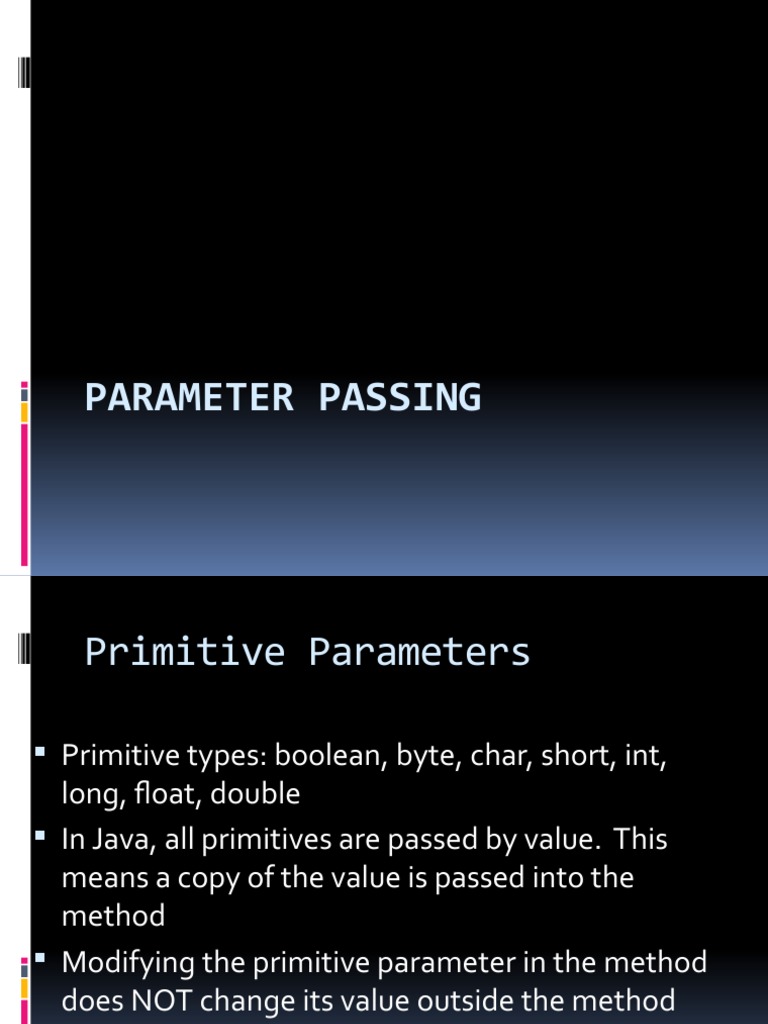 Lec 4 Passing Object In Java Pdf Parameter Computer Programming Constructor Object 0908