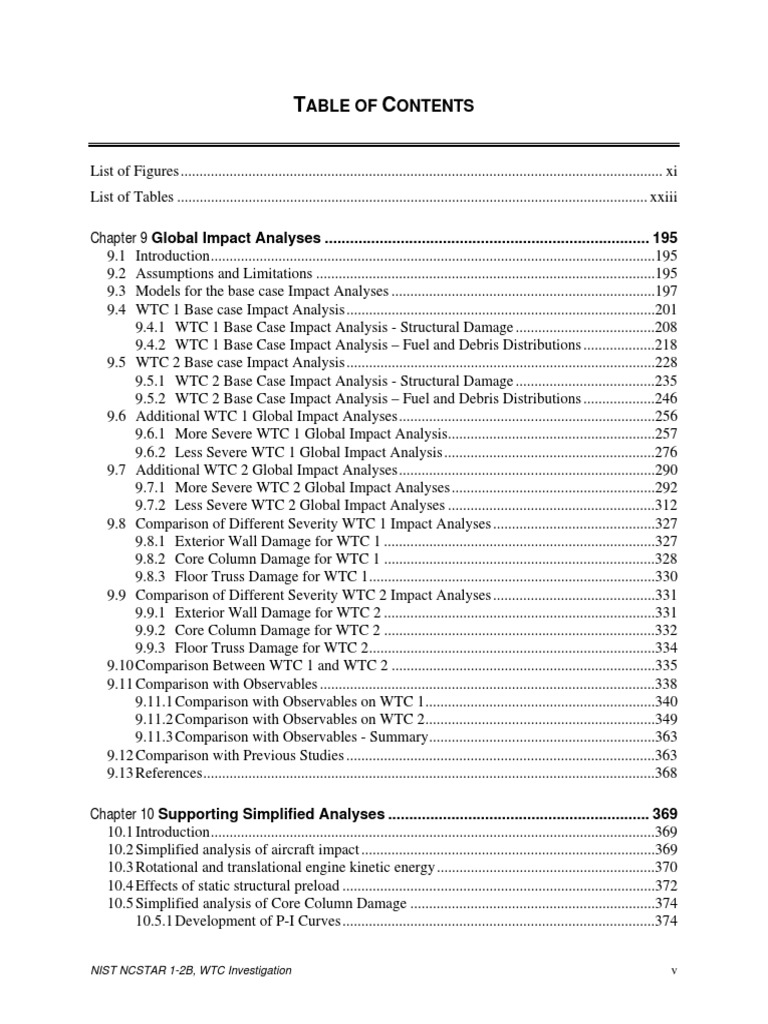 Nist Ncstar 1-2b, WTC Investigation | PDF | Stress (Mechanics ...