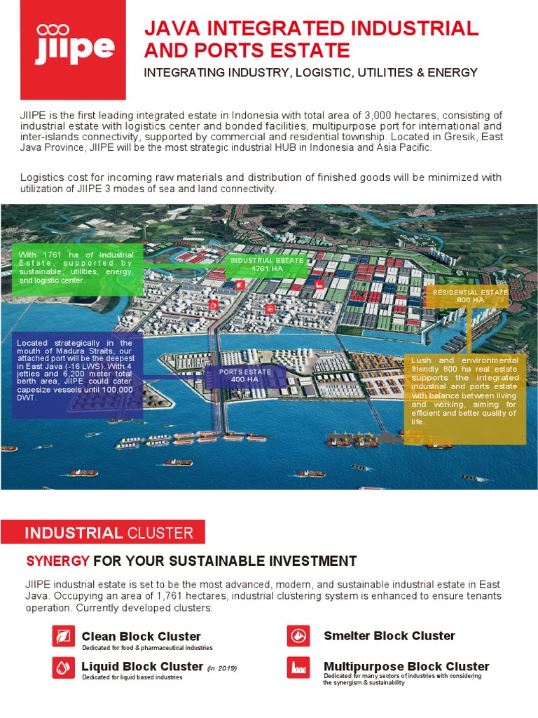 Java Integrated Industrial and Ports Estate: Integrating Industry ...