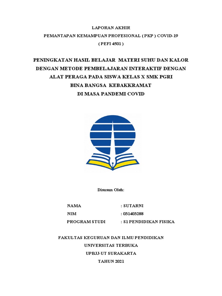 Contoh Cover Lap PKP | PDF