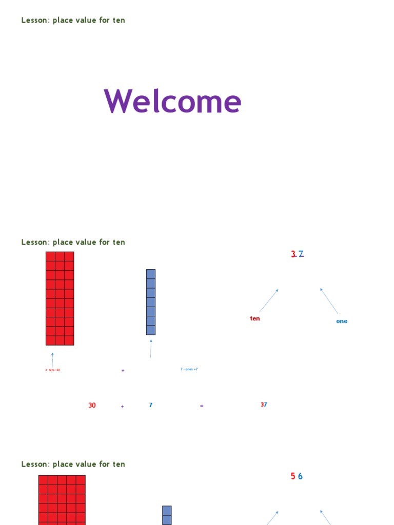 Place Value Lessons & Examples | PDF | Teaching Methods & Materials