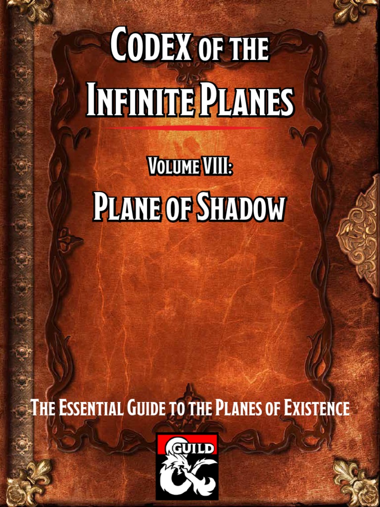 Codex of The Shadow Plane | PDF | Wizards Of The Coast