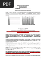 Sample Brgy Ordinance On HAPAG | PDF | Government | Justice