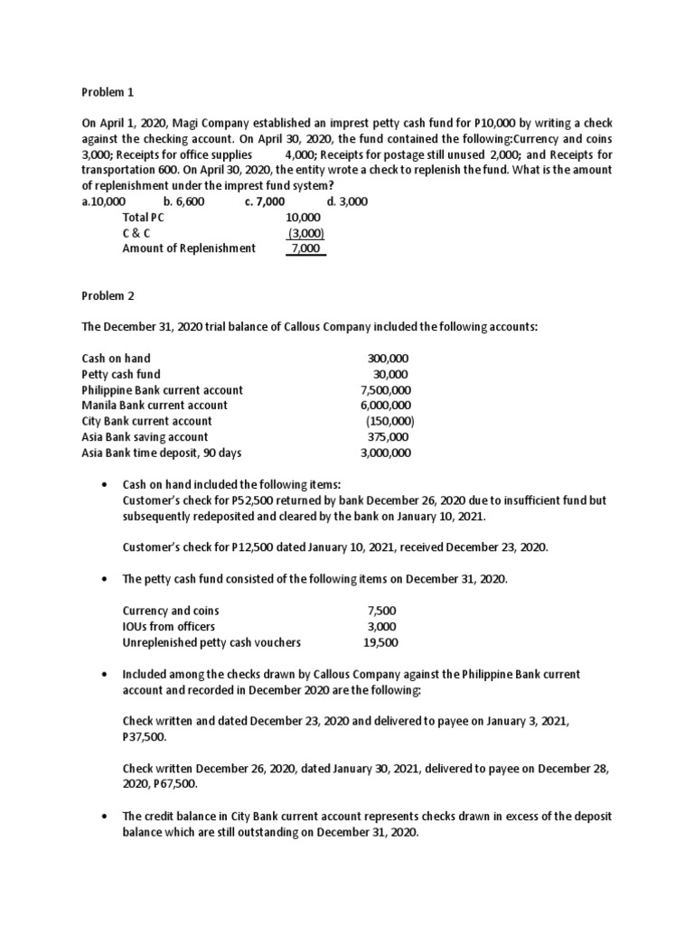 financial-accounting-cash-to-receivables-problems-and-solutions-pdf