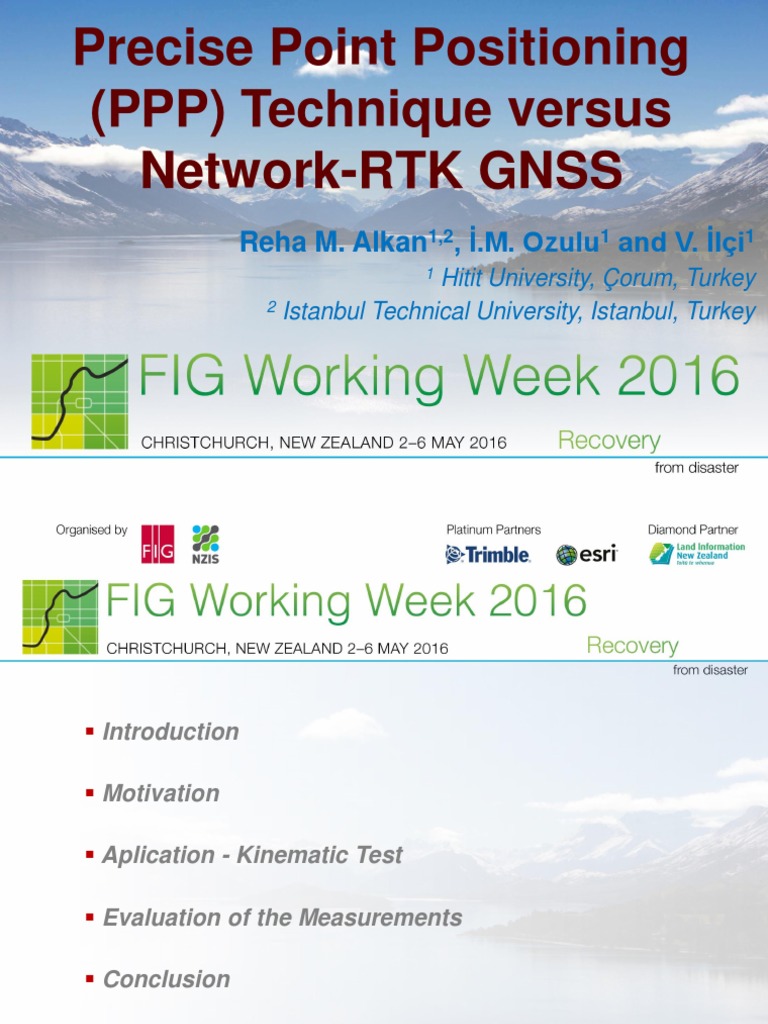 PPP - RTK Comparison 2016 | PDF | Global Positioning System | Surveying