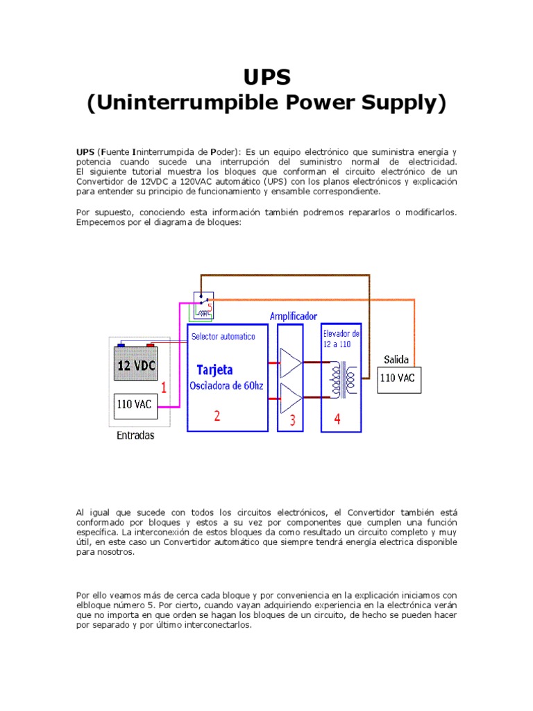 UPS | Transformador | Energia electrica