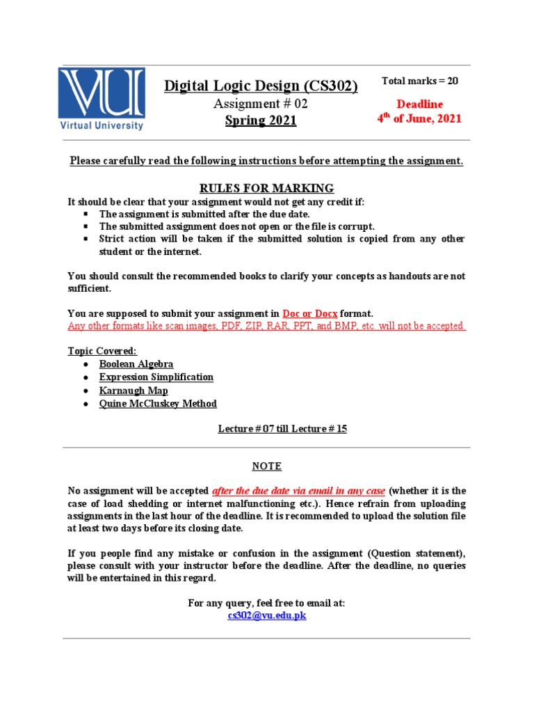 Spring 2021 - CS302 - 2 | PDF