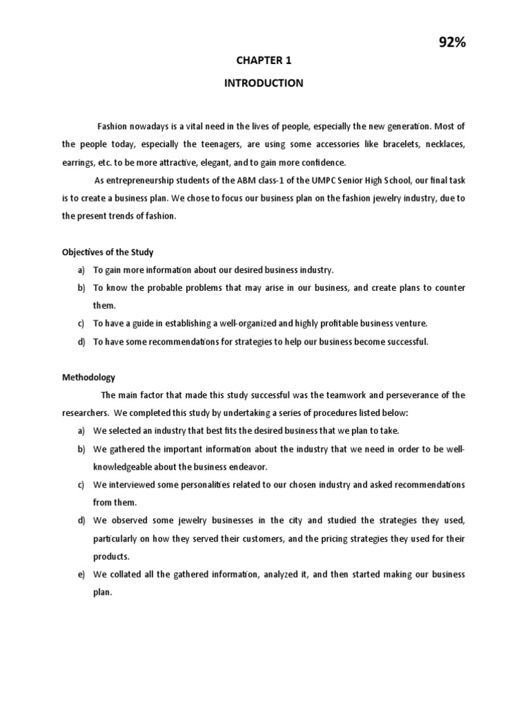 Group 1 Intro | PDF | Business | Jewelry