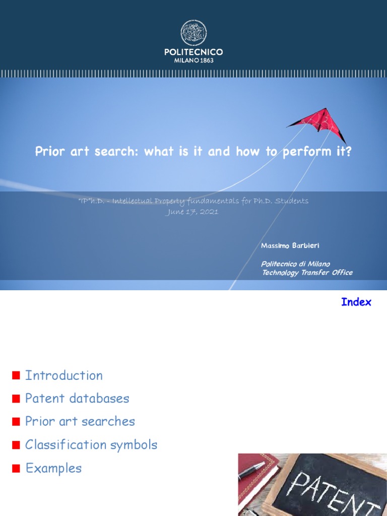Prior Art Searches | PDF | Prior Art | Patent