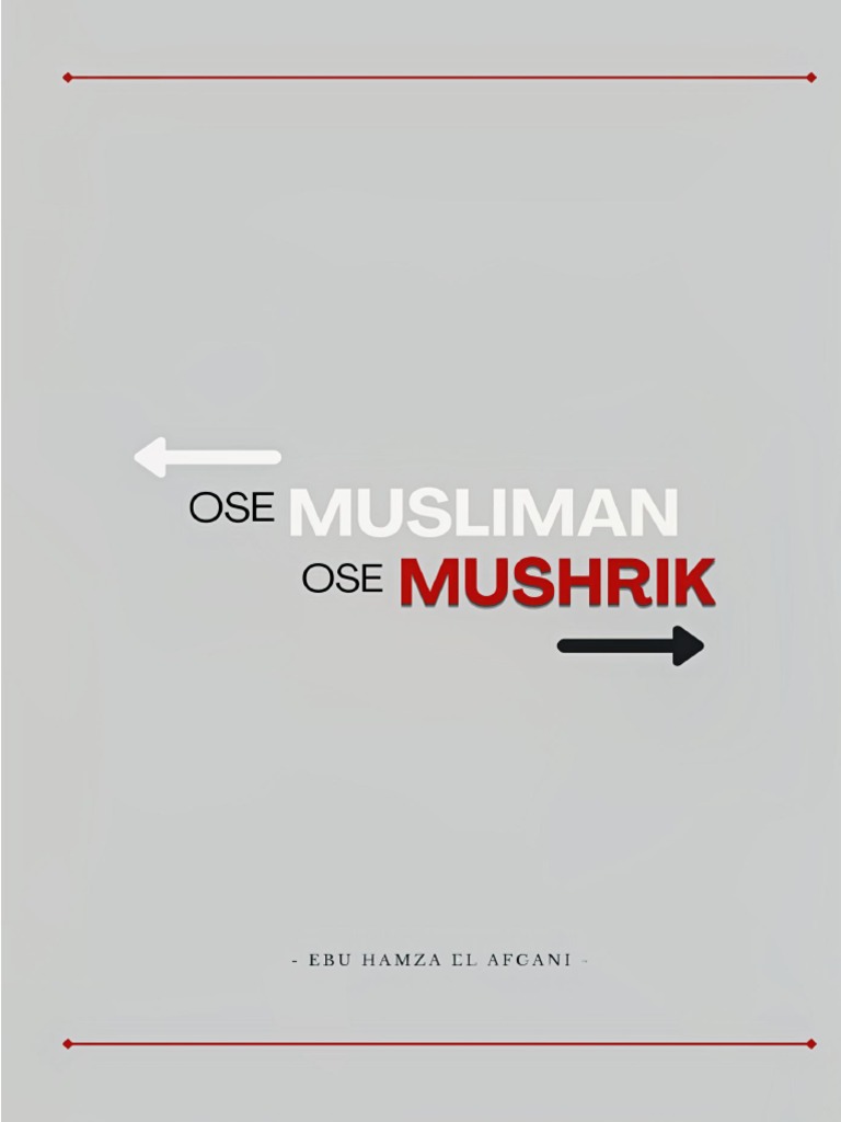Ose Musliman Ose Mushrik | PDF