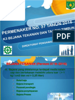 K3 Bejana Tekan Dan Tangki Timbun - Ringkasan Permenaker No. 37 Tahun ...