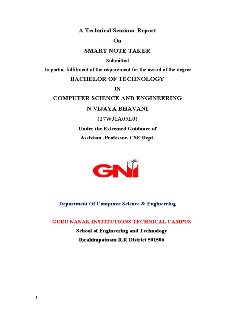 Smart Note Taker | PDF | Computer Program | Programming