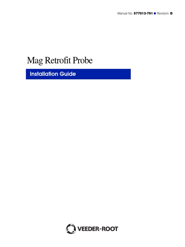 Mag Retrofit Probe: Installation Guide | Download Free PDF | Electrical ...