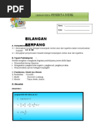 LKPD Bilangan Berpangkat Peer Teaching 1 | PDF