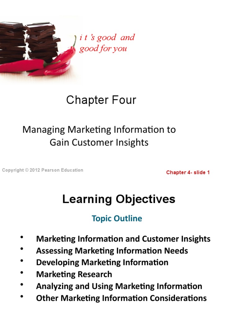 Chapter Four: Managing Marketing Information To Gain Customer Insights ...