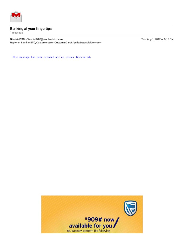 Gmail - Banking at Your Fingertips | PDF