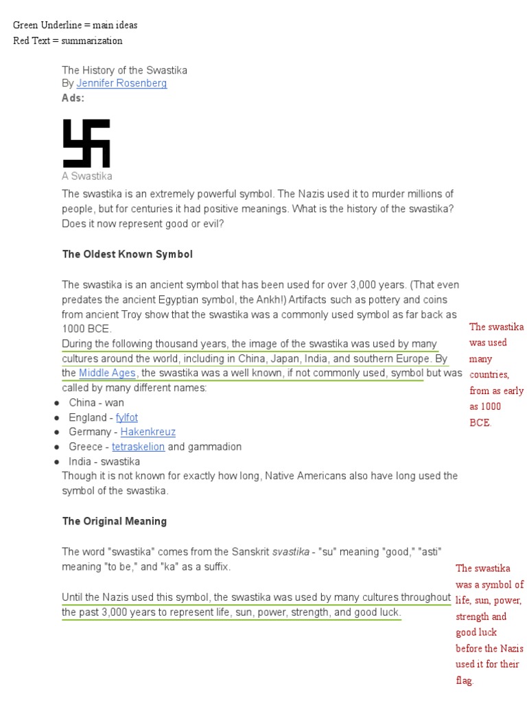 Kami Export - Mariam Abdo - The History of The Swastika | PDF | Nazism ...