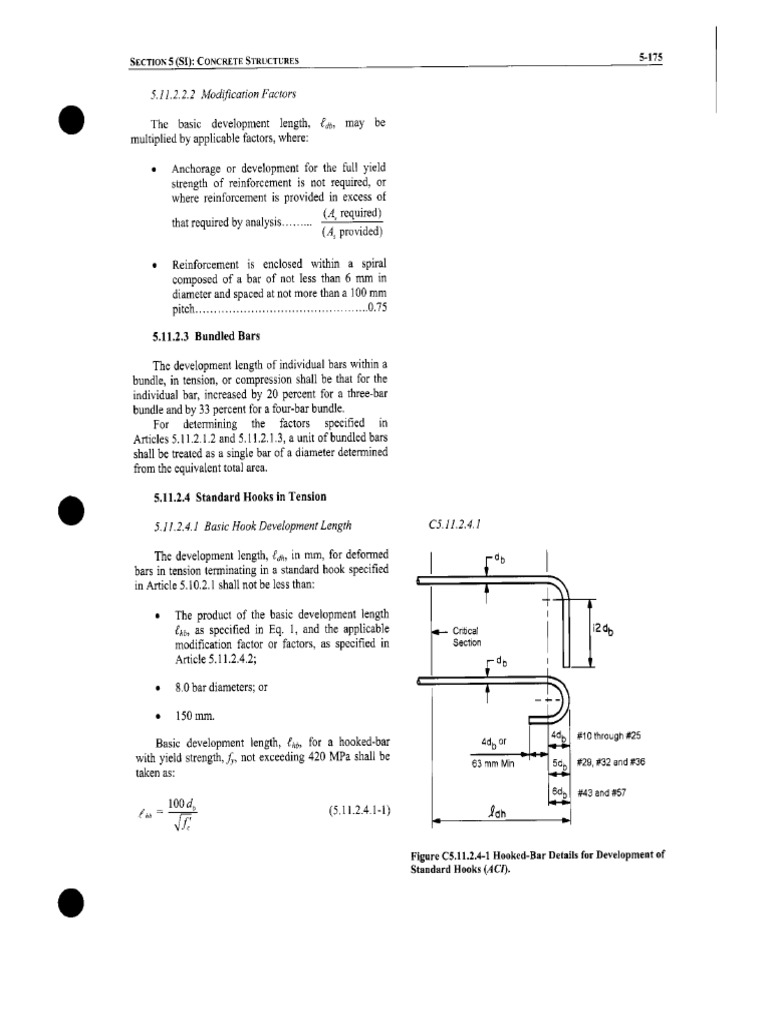 AASHTO Hook Detail | PDF