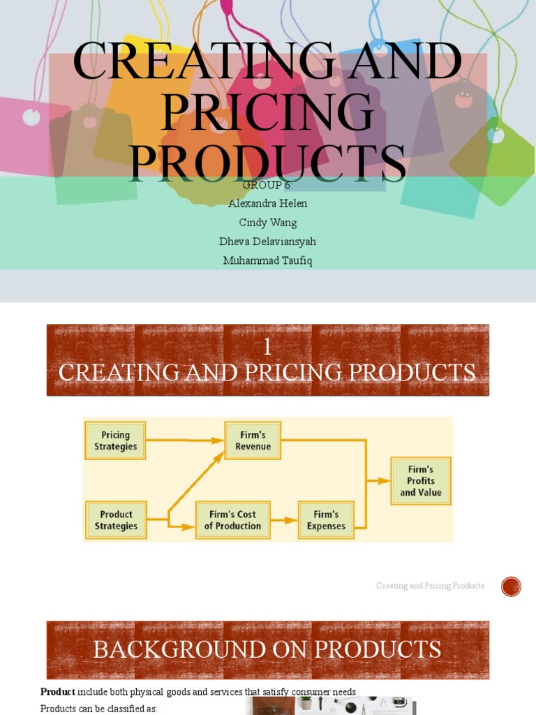 Ch12 - Creating & Pricing Products - Group 6 | PDF | Pricing ...