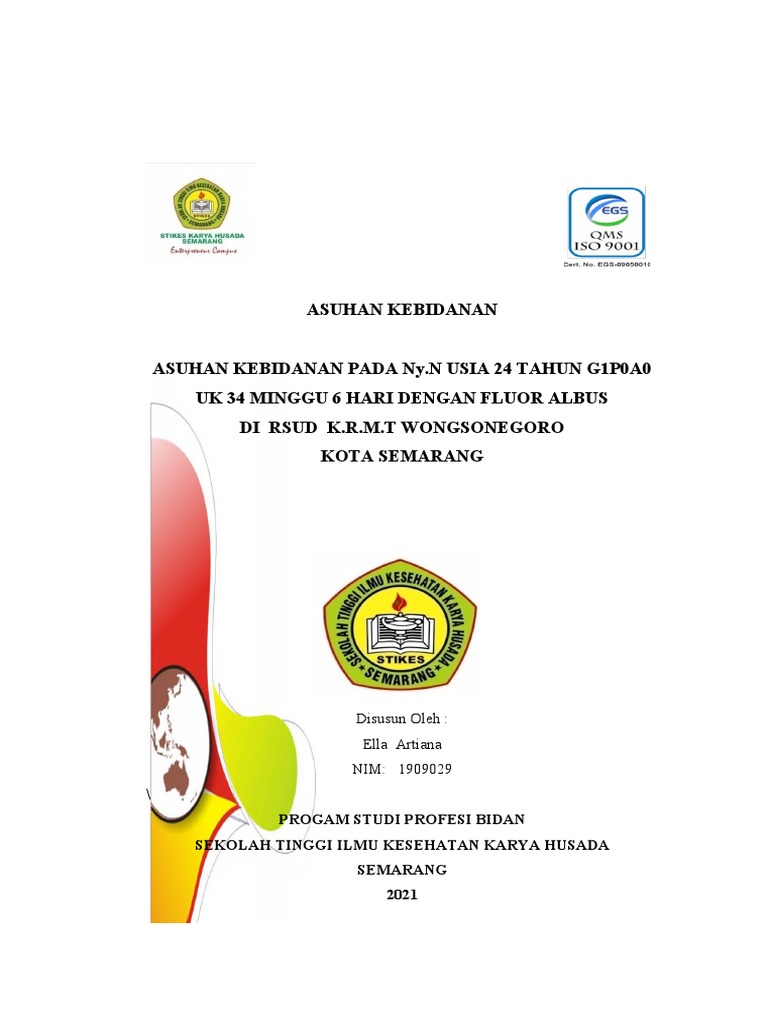 Asuhan Kebidanan: Fluor Albus Hamil | PDF