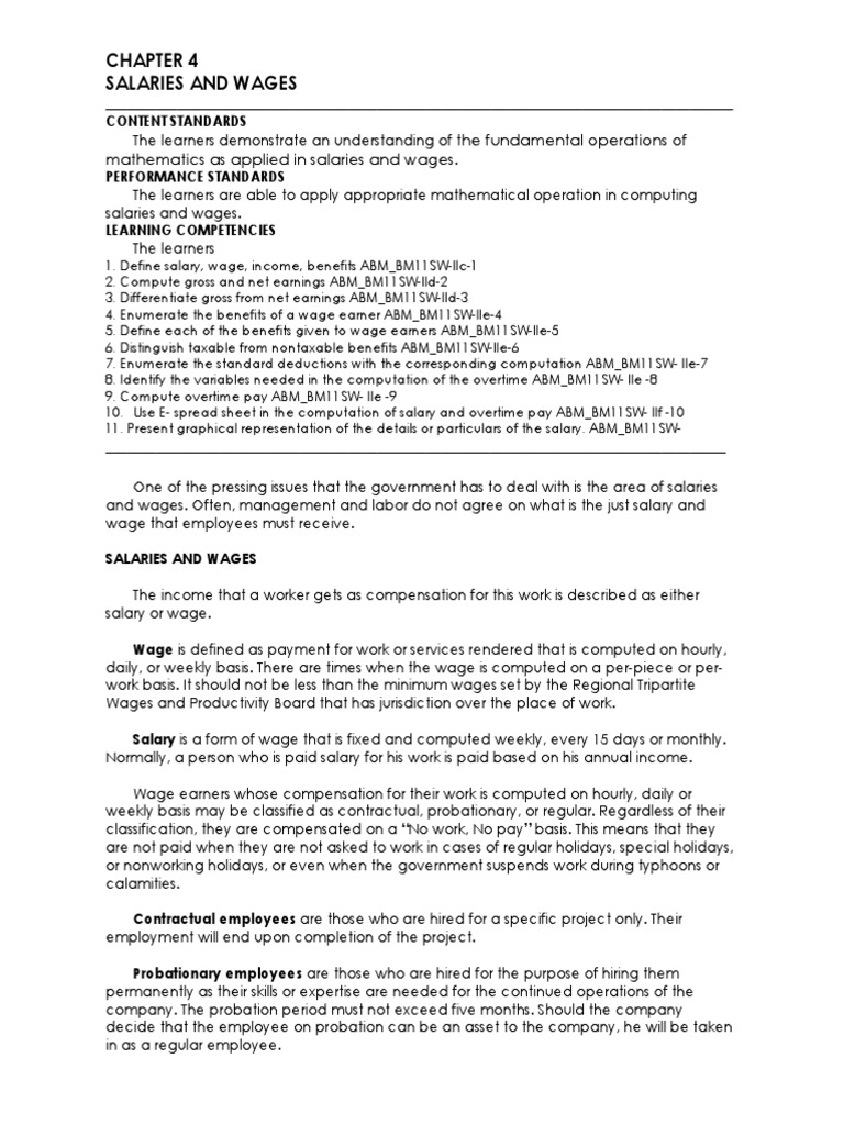 Understanding Salaries and Benefits | PDF | Wage | Salary