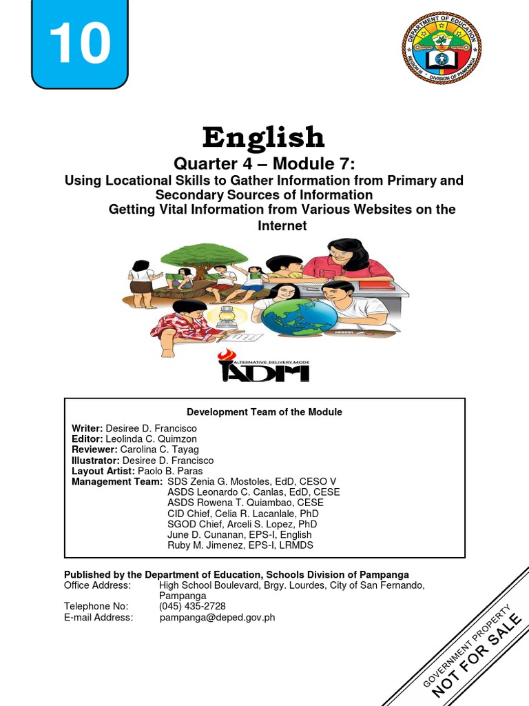 English 10 Quarter 4 Module 7 | Download Free PDF | Clinical Trial ...