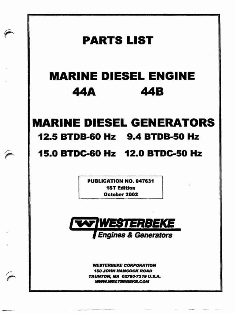 Parts 44a 44b 12.5-9.4 BTDB 15.0 - 12.0 BTDC | PDF | Diesel Engine ...