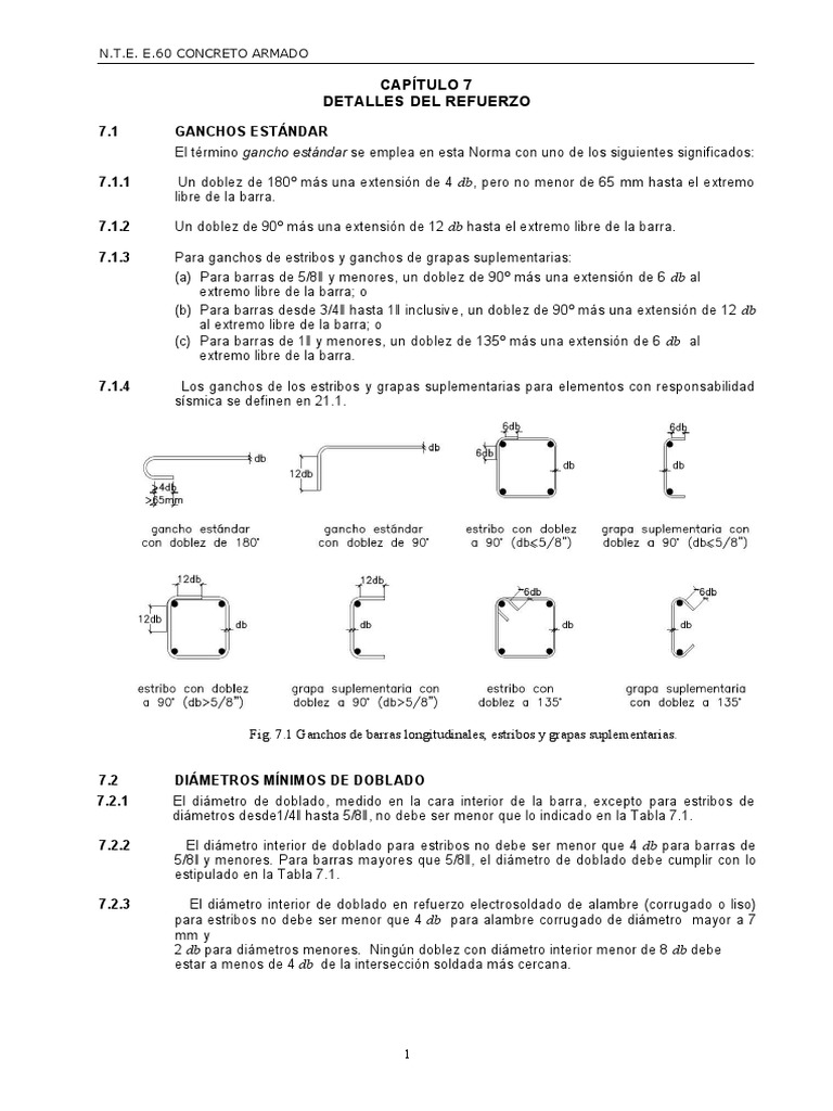 E060 Concreto Armado | PDF | Tolerancia de ingeniería | Hormigón
