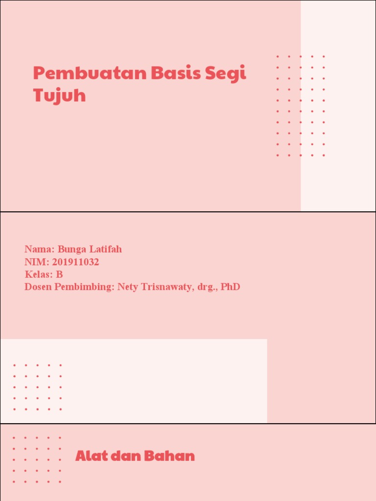 Pembuatan Basis Segi Tujuh | PDF