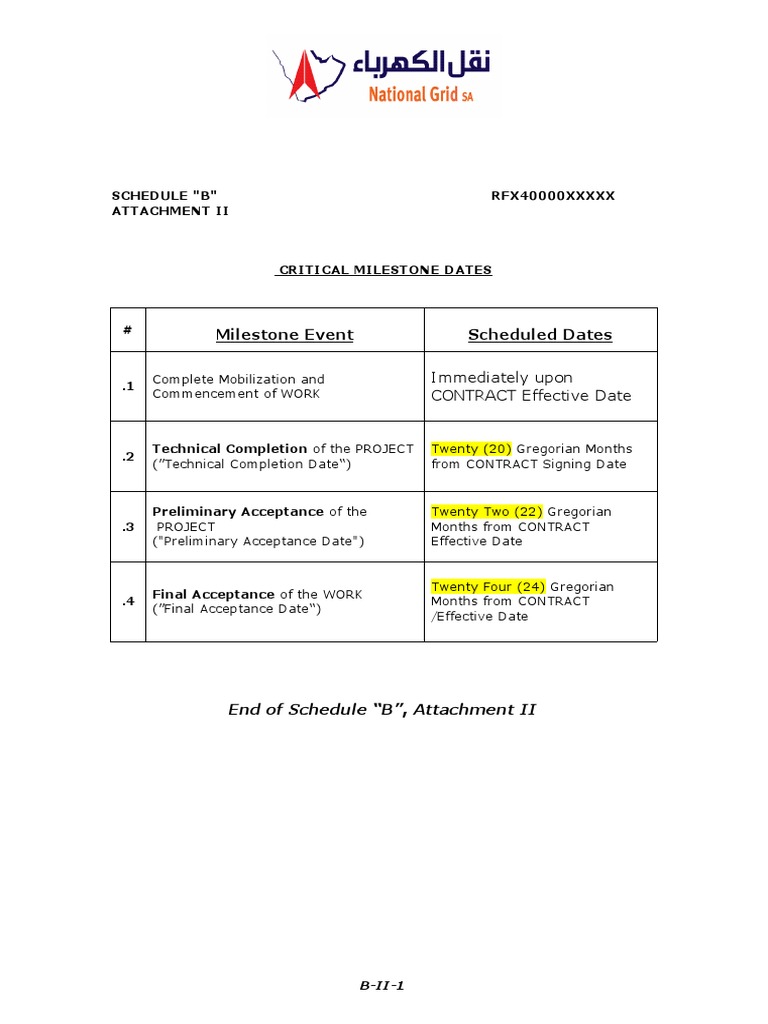 Schedule B II | PDF