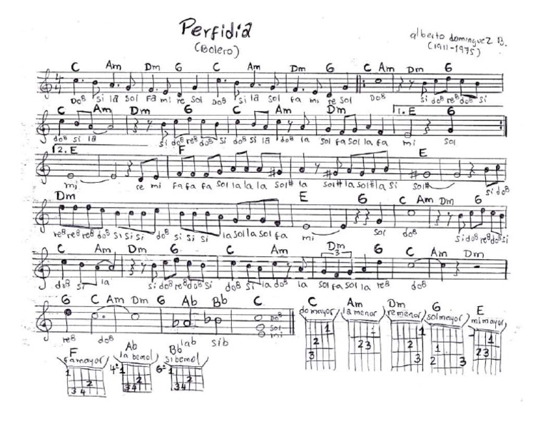 Perfidia | PDF