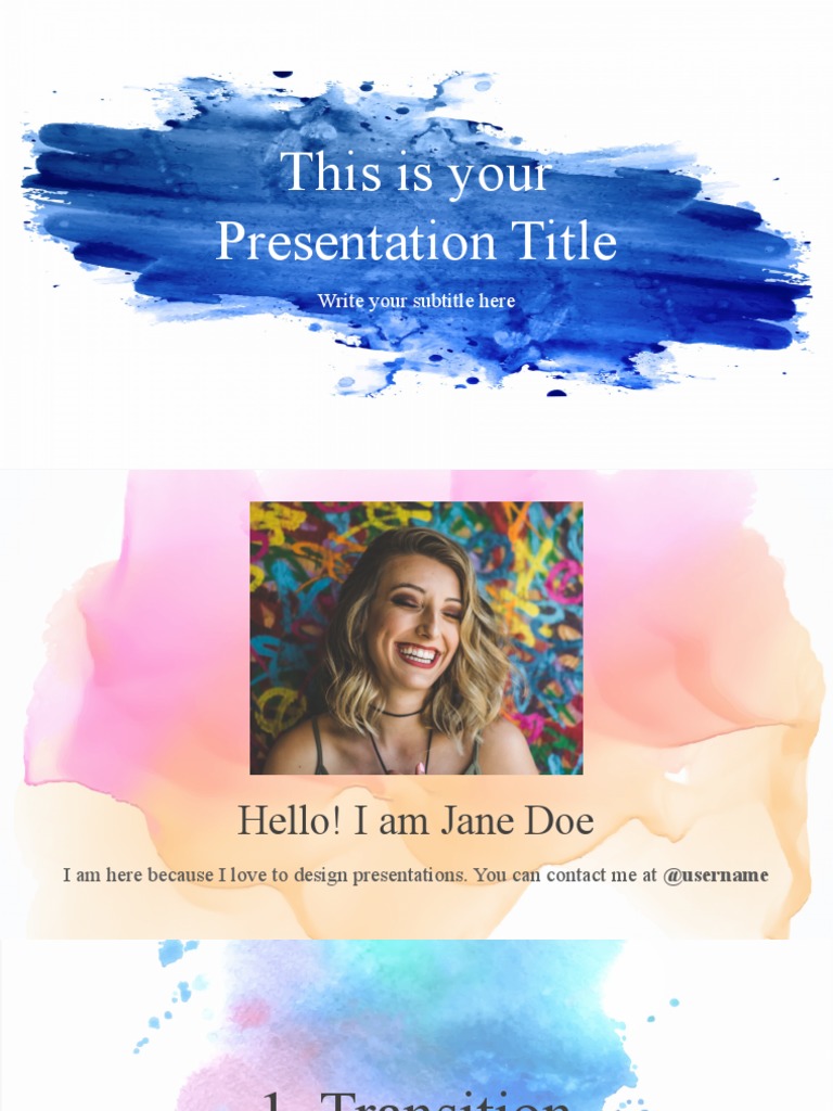 Charisma Free Presentation Template | PDF | Information Age | Software