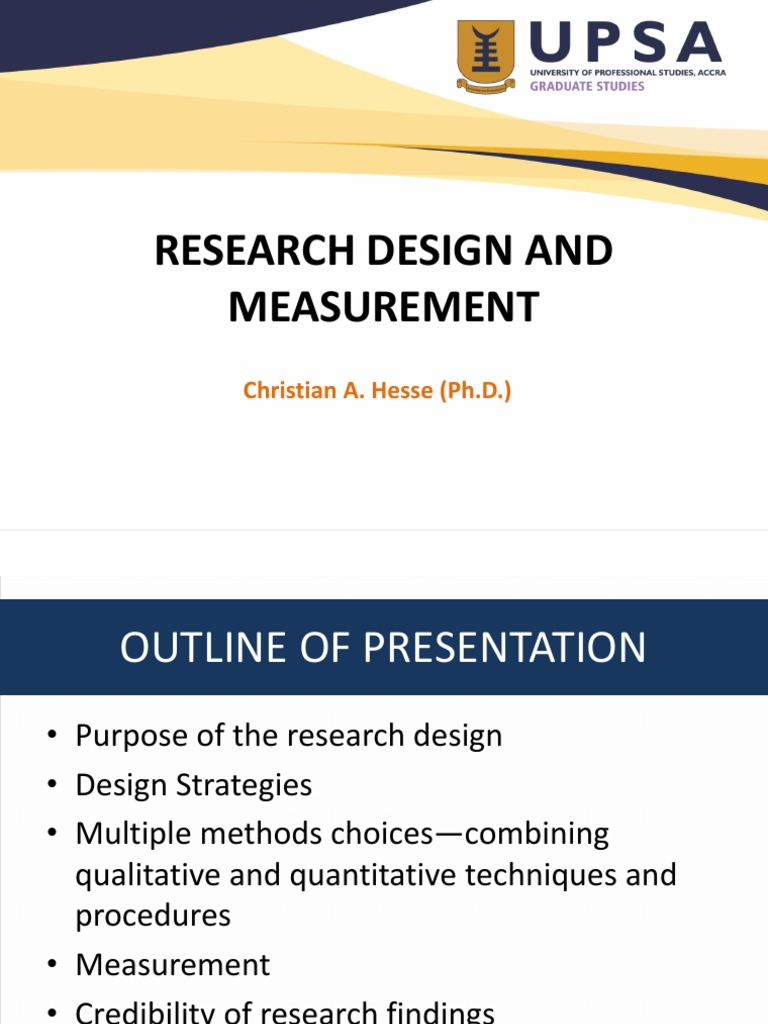 Lecture 5 - Research Design and Measurement | Download Free PDF | Level ...