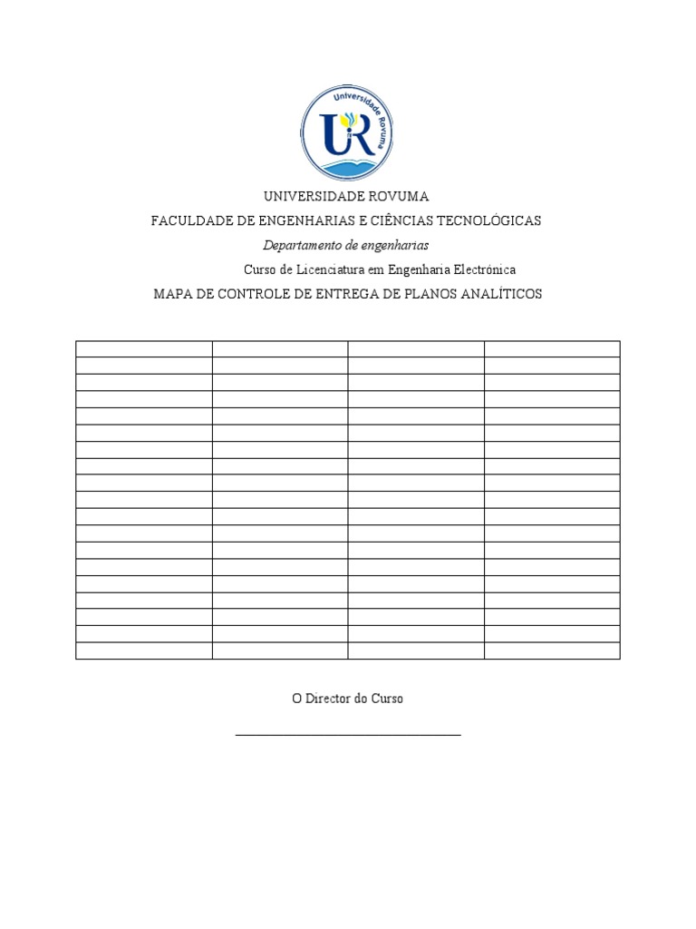 Mapa de Controle Plano Analitico | PDF