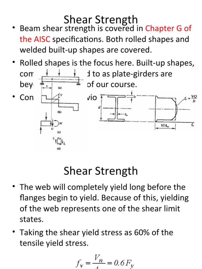 Beam Shear Design | PDF