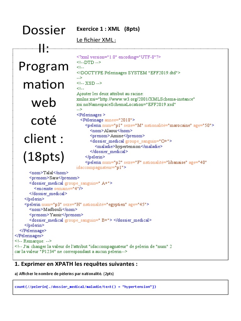 Eff2019th Dossier2 | PDF | XML | Standards informatiques