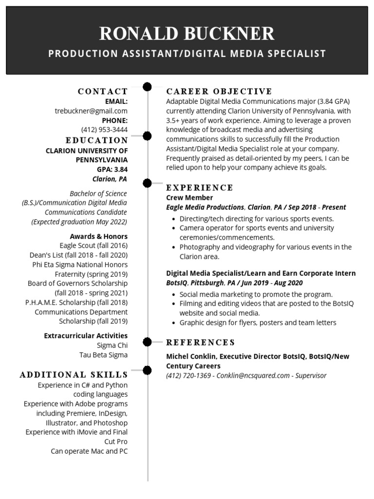 Ron Buckner Resume | PDF | Communication