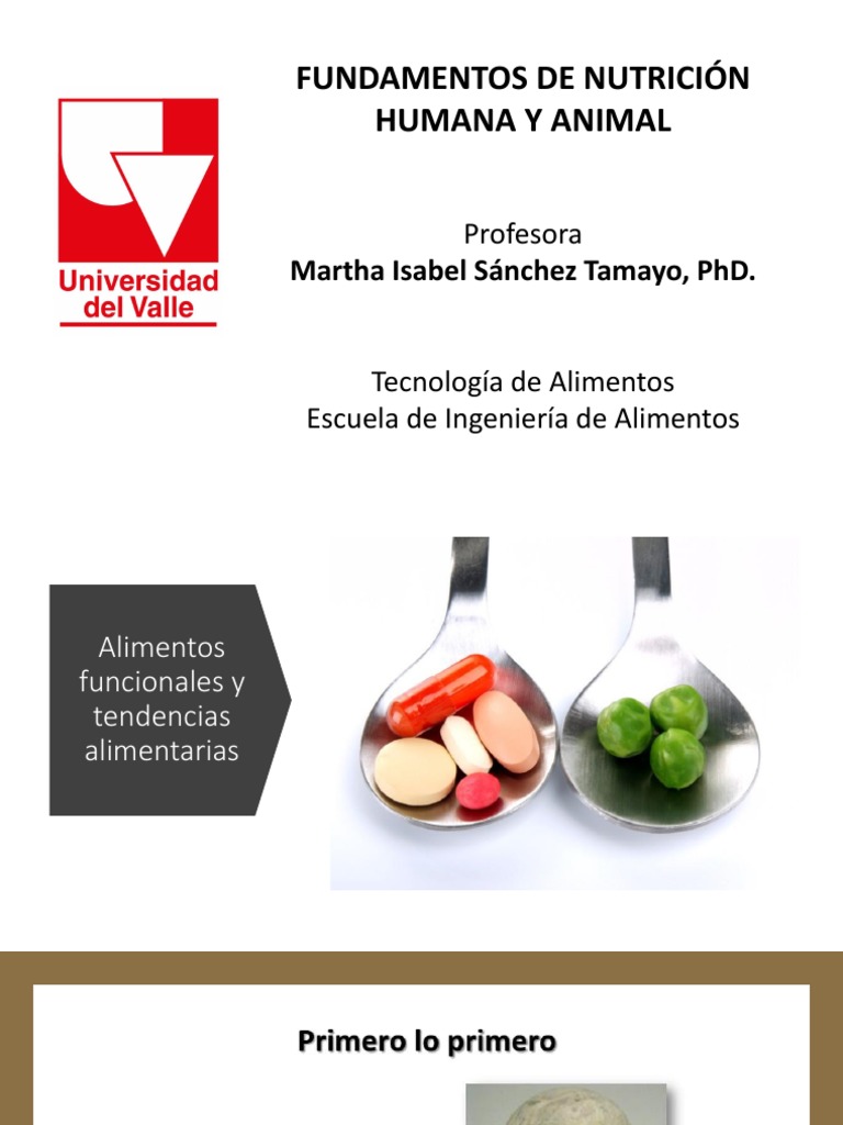 Alimentos Funcionales | PDF | Nutracéutico | Comida funcional