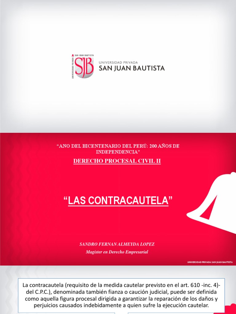 Definición y Tipos de Contracautela | PDF | Mandato | Separación de poderes