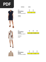 Bershka Size Chart | PDF | Human Appearance | Dress Codes