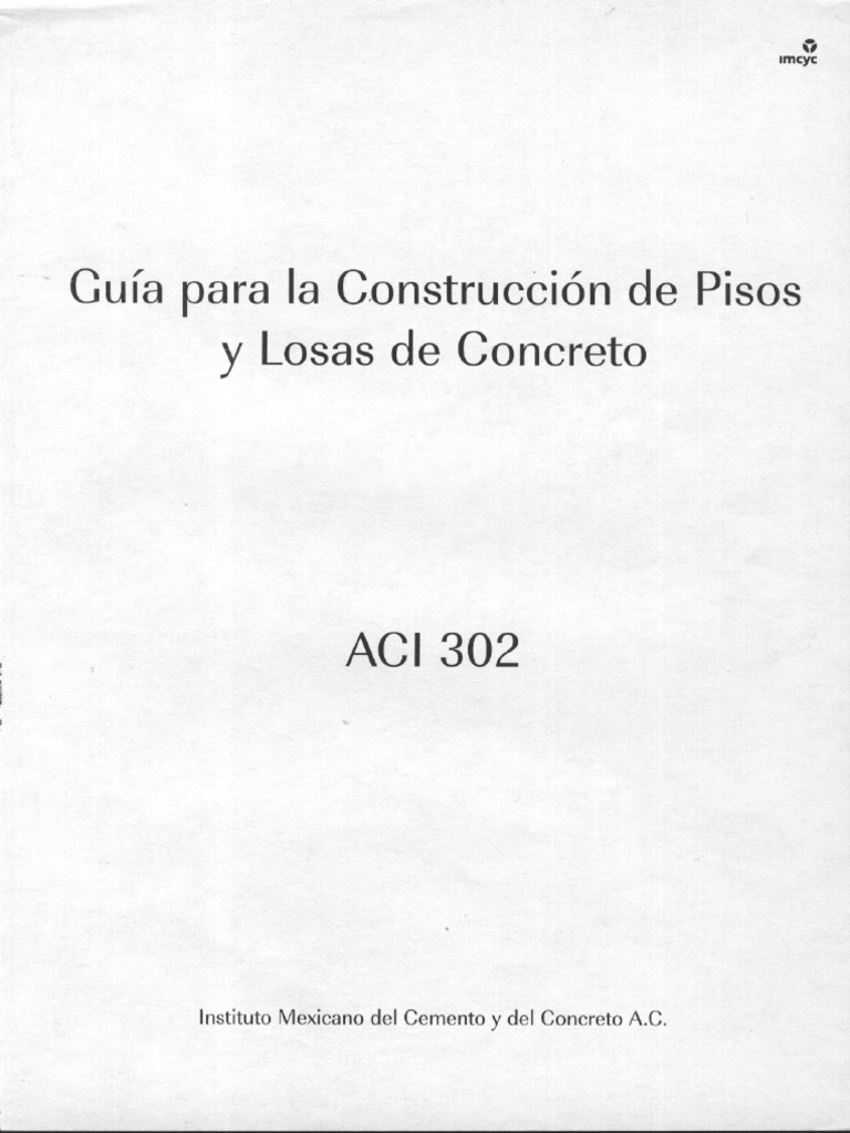 Aci 302 | PDF